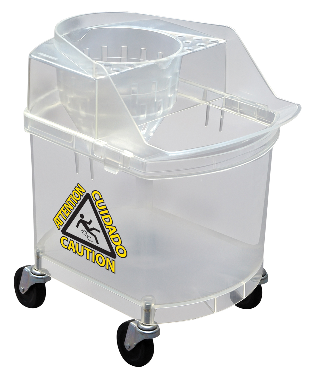 Inmate Facility Maintenance: Janitorial - Clear Mop Bucket - Charm-Tex