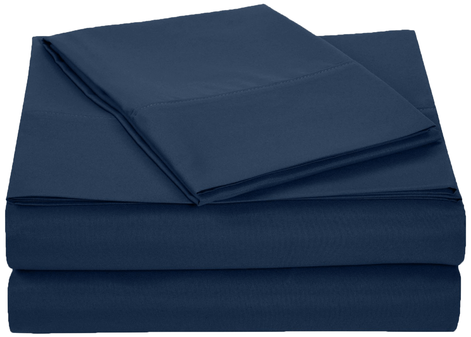 Inmate Bedding: Sheets - Navy Muslin Sheets - Charm-Tex