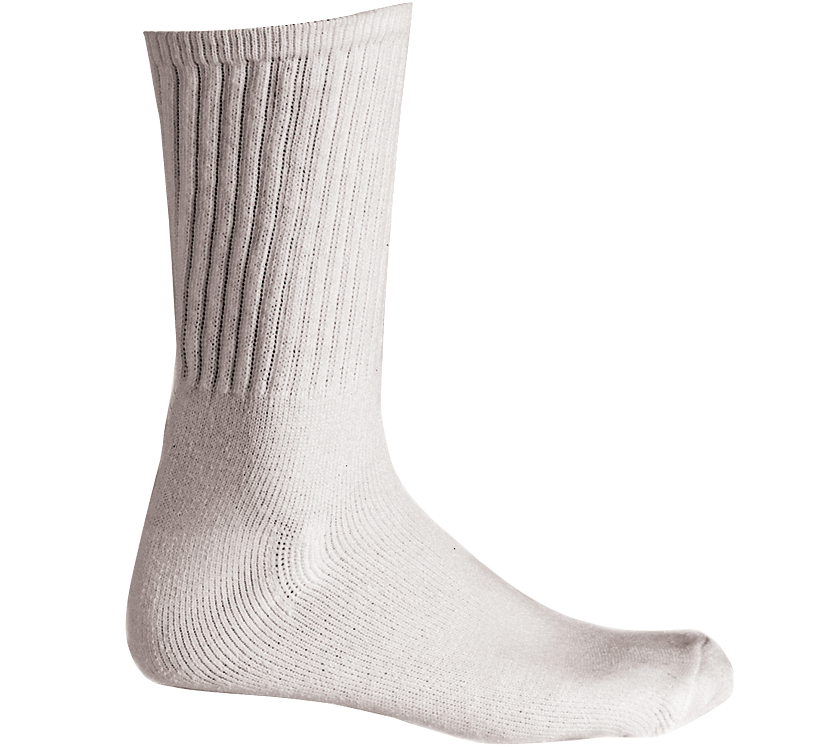 Inmate Clothing: Socks - Big Crew Socks - Charm-Tex