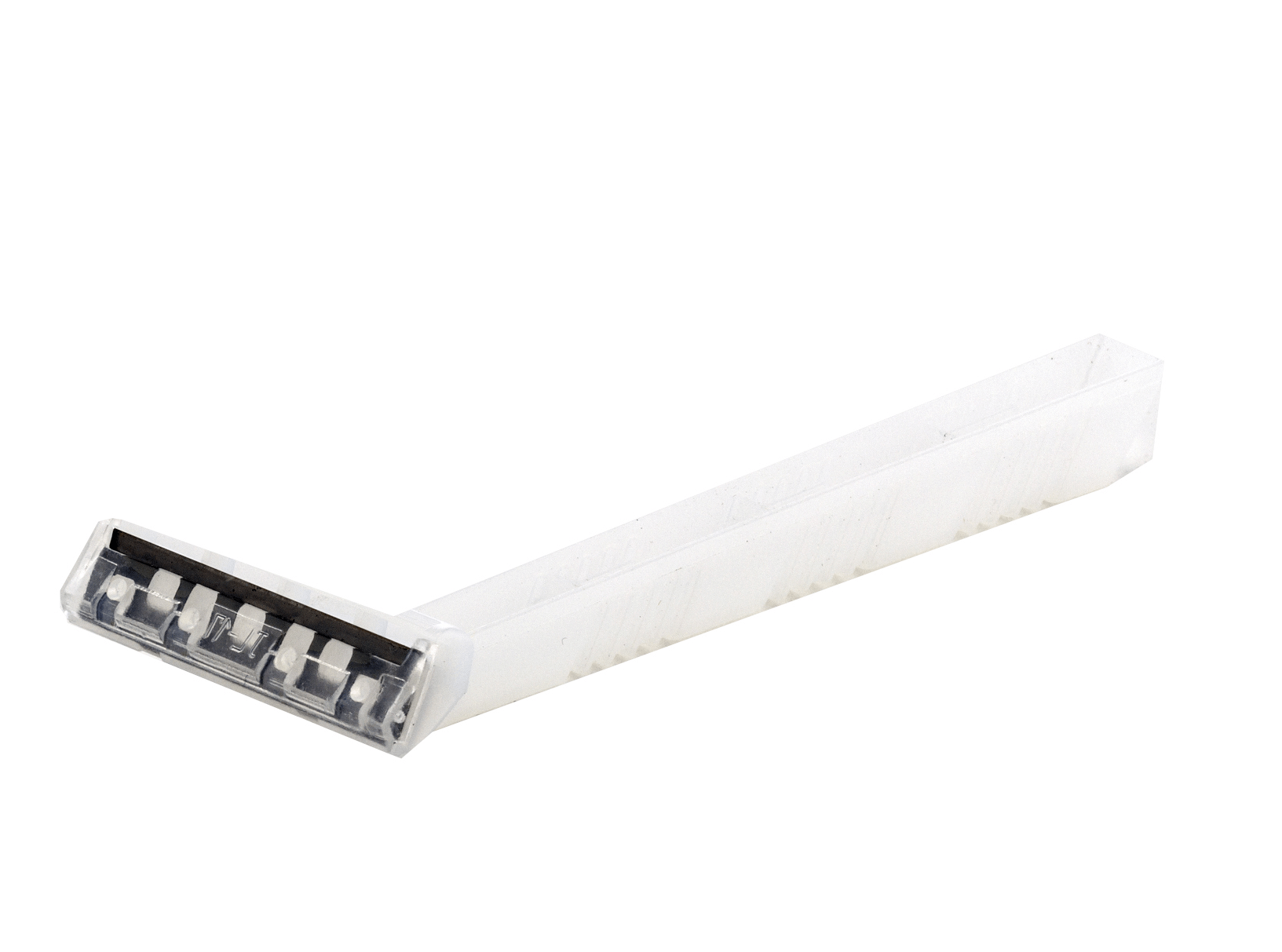 Inmate Hygiene: Razors - Clear See Through Twin Blade Razor - Charm-Tex