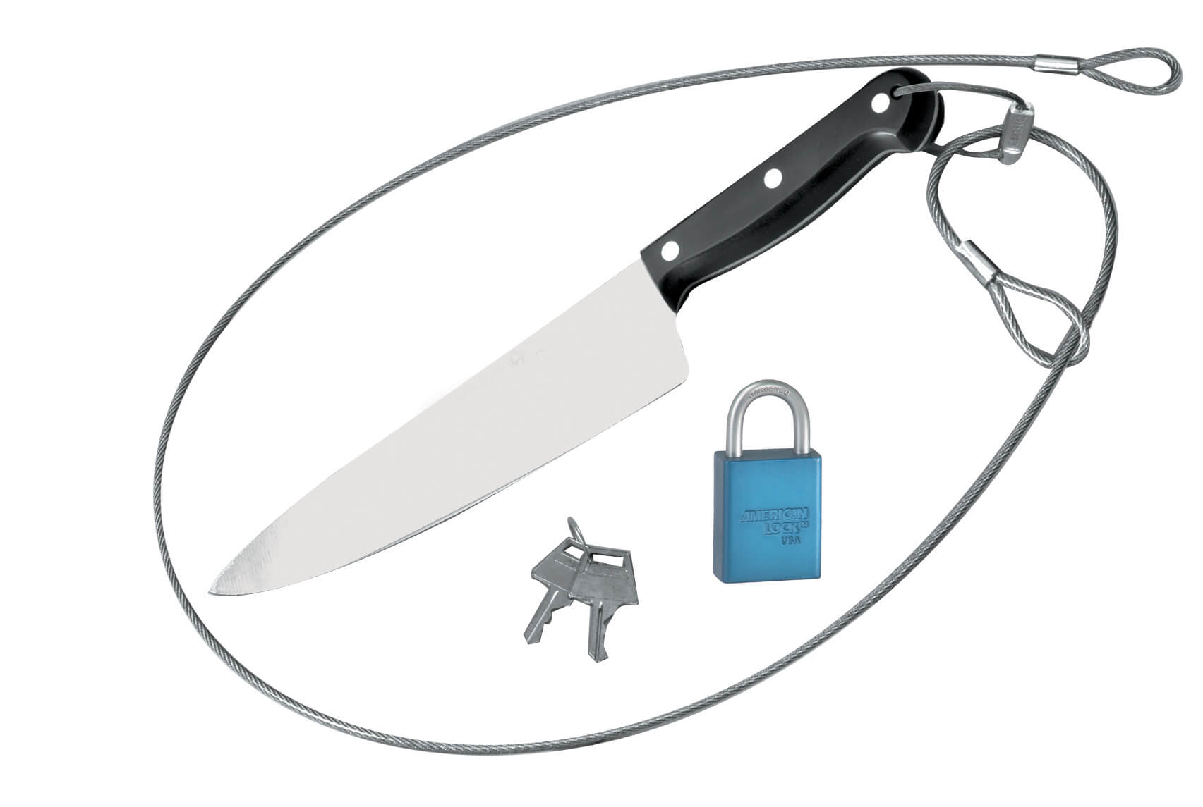 Inmate Food Service and Kitchen: Knife Leash - Charm-Tex