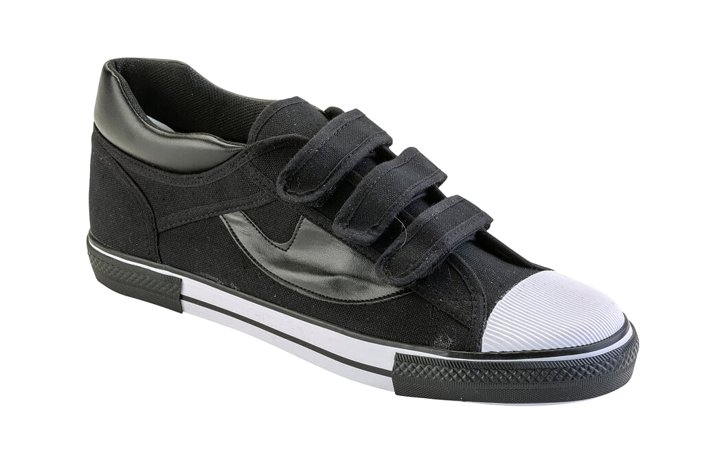 Inmate Footwear: Canvas Sneakers - Velcro Max Sneakers - Charm-Tex