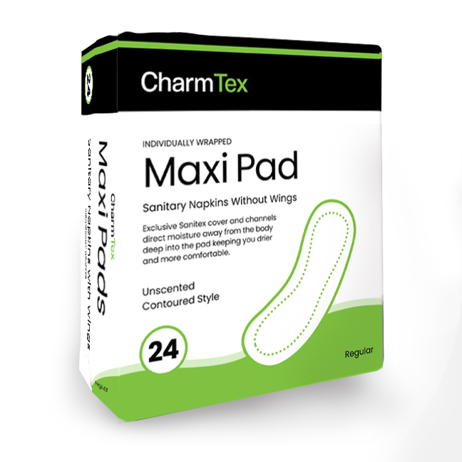 Inmate Hygiene: Feminine Care - Individually Winged Maxi Pads Mega Pack ...