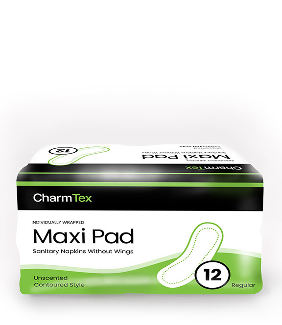 Inmate Hygiene: Feminine Care - Individually Winged Maxi Pads Personal ...