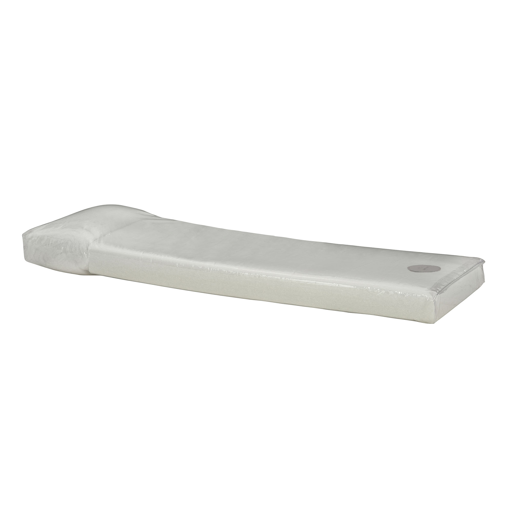 Inmate Mattress: Window Clear Sealed Seam Poly Mattress - Charm-Tex
