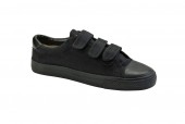 Inmate Footwear: Canvas Sneakers - Low Top Velcro Sneakers - Charm-Tex